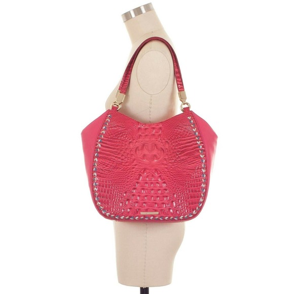 Brahmin | Bags | Brahmin Womens Marianna Ribbon Botany Leather Croc ...